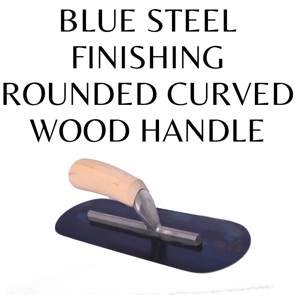 BLUE STEEL FINISHING ROUNDED CURVED WOOD HANDLE – DCU